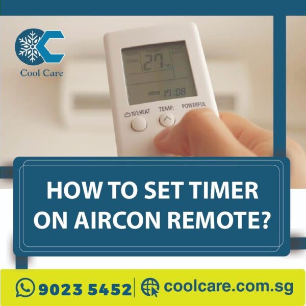 How to set a Timer on the Aircon Remote? - Coolcare Aircon