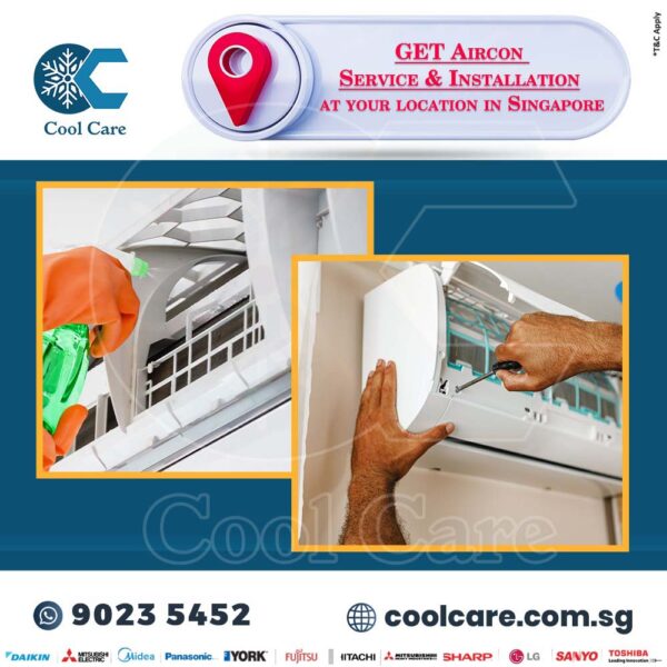 Get aircon service & installation at your location in Singapore